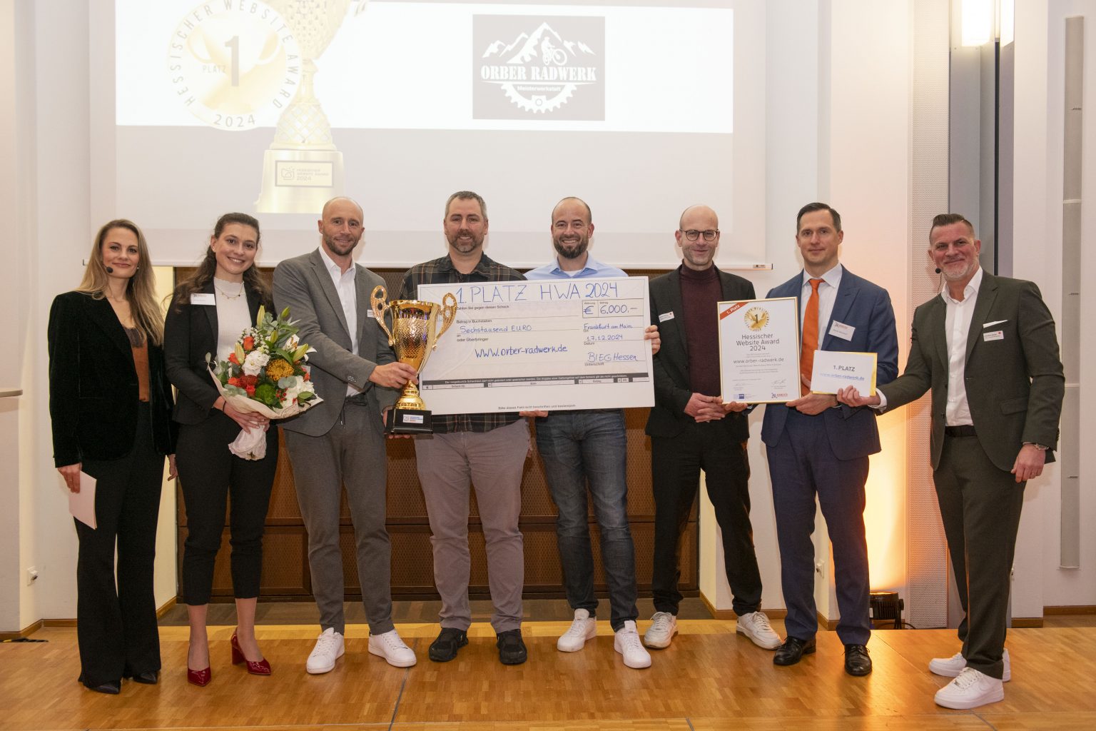 Orber Radwerk gewinnt den Hessischen Website Award 2024 - Orber Radwerk GbR